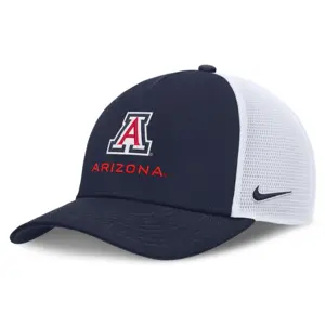 Nike Arizona Sideline Rise Gameday College Trucker Adjustable Hat - Blue