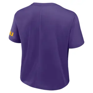 Nike Lsu Premium Performance Dri-fit Cropped Top