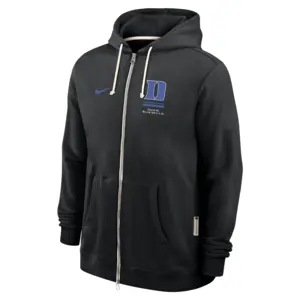 Nike Duke Sideline Standard Issue Dri-fit College Full-zip Hoodie - Black