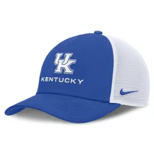 Nike Kentucky Sideline Rise Trucker Adjustable Hat - Blue
