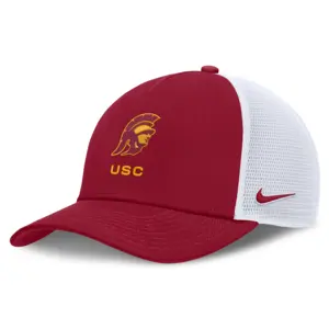 Nike Usc Sideline Rise Gameday College Trucker Adjustable Hat - Red