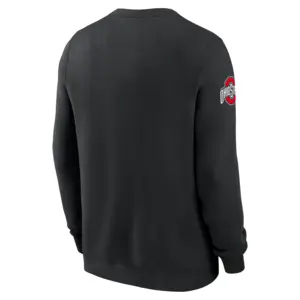 Nike Ohio State Sideline Club College Pullover Crew