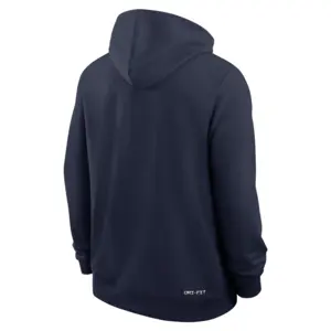 Nike West Virginia Sideline Standard Issue Full-zip Hoodie - Blue