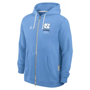 JORDAN Brand North Carolina Sideline Standard Issue Dri-fit College Full-zip Hoodie - Blue