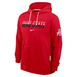Nike Ohio State Standard Issue Pullover Hoodie - Red