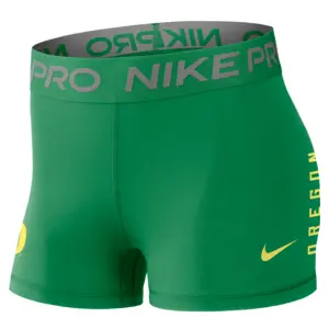 Nike Oregon Pro Dri-fit College Mid-rise Shorts - Green