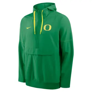Nike Oregon College Anorak Half-zip Hooded Jacket - Green