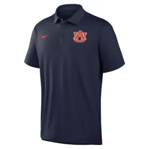 Nike Auburn Tour Dri-fit College Polo - Blue