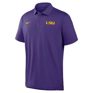 Nike Lsu Tour Dri-fit College Polo - Purple