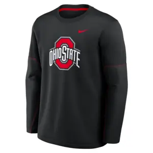 Nike Ohio State Buckeyes Long Sleeve Therma-fit T-shirt - Black