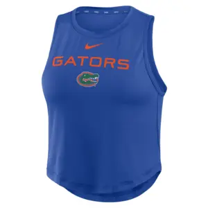 Nike Florida One Dri-fit Cropped Tank Top - Blue