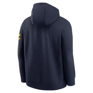 Nike West Virginia Sideline Club College Pullover Hoodie