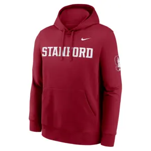Nike Stanford Sideline Club College Pullover Hoodie - Red