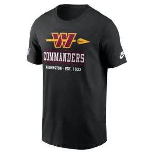 Nike Washington Commanders Essential Dri-fit Nfl Long-sleeve T-shirt - Black
