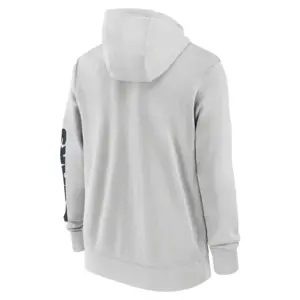 Nike Chicago Bears Club Nfl Full-zip Hoodie - Grey