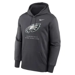 Nike Philadelphia Eagles Therma Nfl Pullover Hoodie - Grey
