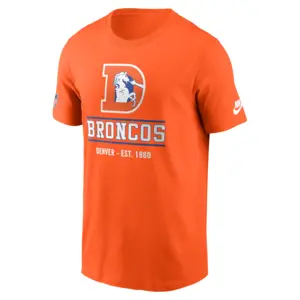 Nike Denver Broncos Essential Dri-fit Nfl Long-sleeve T-shirt - Orange