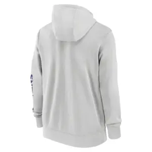 Nike Baltimore Ravens Club Nfl Full-zip Hoodie - Grey