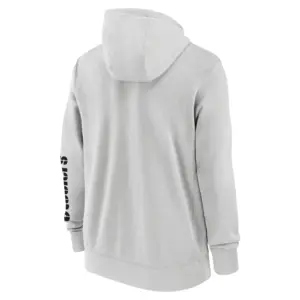 Nike Pittsburgh Steelers Club Full-zip Hoodie - Grey
