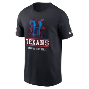 Nike Houston Texans Essential Dri-fit Nfl Long-sleeve T-shirt - Blue