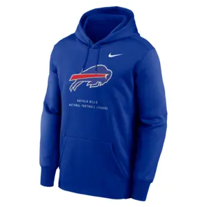 Nike Buffalo Bills Therma Nfl Pullover Hoodie - Blue