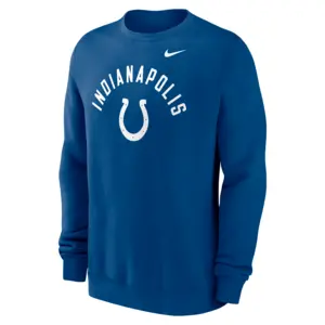 Nike Indianapolis Colts Club Nfl Pullover Crew