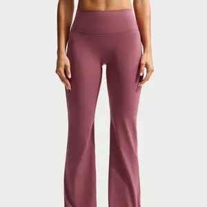 Nike Zenvy High-waisted Flared Leggings - Red