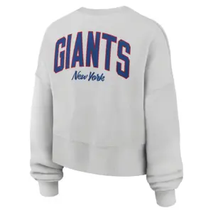 Nike New York Giants Primetime Phoenix Nfl Oversized Pullover Crew