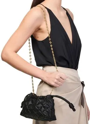 Loewe Mini Flamenco Purse In Pinched Nappa Calfskin