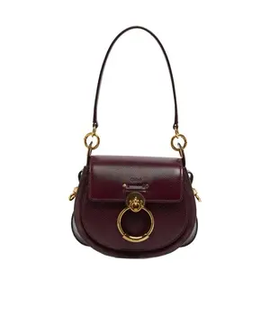 Chloé Logo Shoulder Bag - Brown