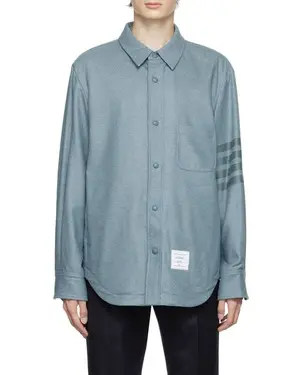 Thom Browne 4-bar Shirt Jacket