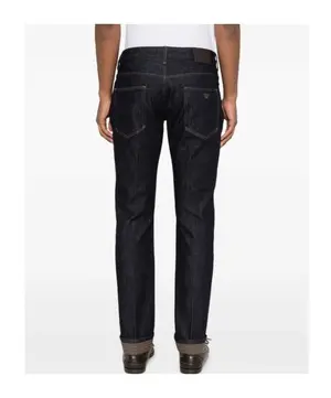 Emporio Armani Five-pockets Logo-plaque Jeans