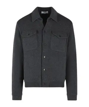 LARDINI Long-sleeve Casual Jacket - Grey