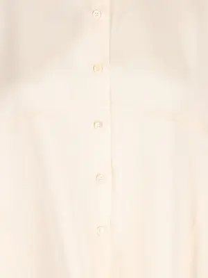 Brunello Cucinelli Balloon Sleeve Silk Shirt