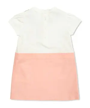 Fendi Short Sleeve Pleated Dress