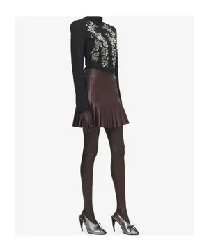 Alexander McQueen Pleated Mini Skirt