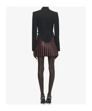 Alexander McQueen Pleated Mini Skirt