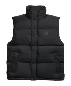 Canada Goose Logo Patch High-neck Padded Vest