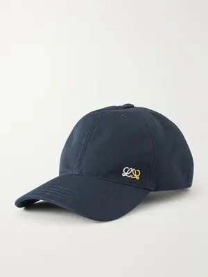 Loewe Logo Appliqué Baseball Cap - Blue