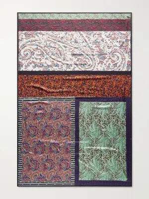 Dries Van Noten Flora Printed Satin Scarf