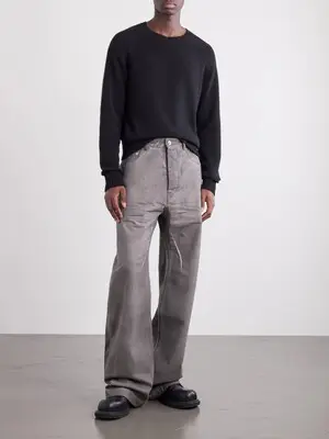 Rick Owens Geth Wide-leg Jeans - Gray