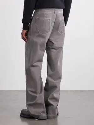 Rick Owens Geth Wide-leg Jeans - Gray