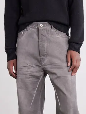 Rick Owens Geth Wide-leg Jeans - Gray