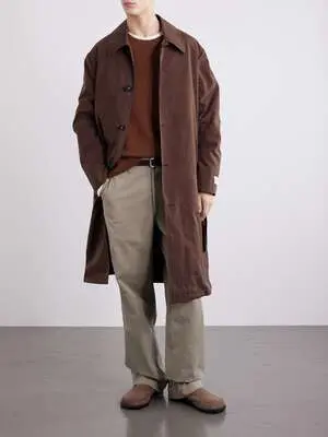 Massimo Alba Mustang Woven Trench Coat