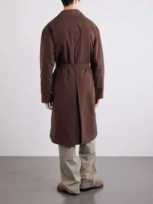 Massimo Alba Mustang Woven Trench Coat