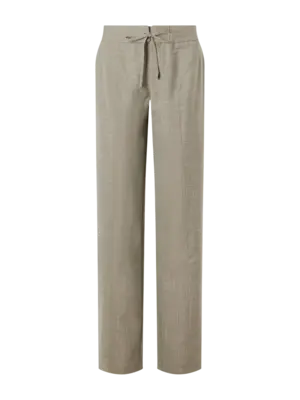 Christopher Esber Banyan Wool-blend Straight-leg Pants - Gray