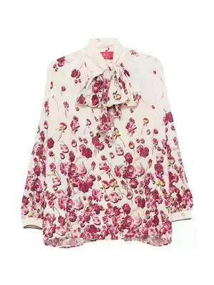 F.R.S FOR RESTLESS SLEEPERS Floral-print Blouse - Neutrals