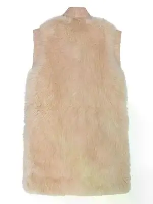 LISKA Sleeveless Cashmere Coat