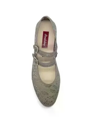 GONDOLINA Pulcinella Lace-mesh Ballet Flats