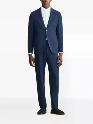 Giorgio Armani Regular Fit Cotton Seersucker Shirt